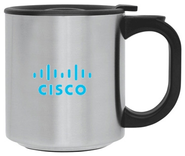 Cisco Virtual Merchandise Mall - 12 oz. Stainless Steel City Coffee Mug