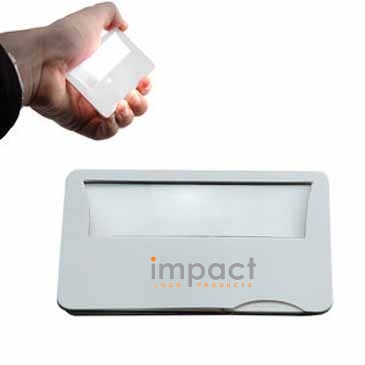 Impact Logo Products Online Store - Light Up Credit Card Magnifier