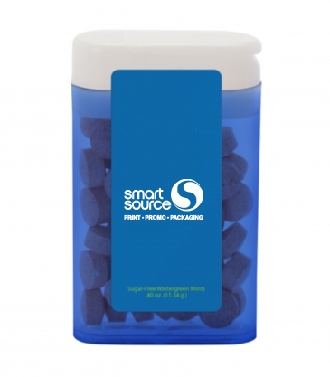 raysideas.com - 1 1/2" x 2 1/2" Rectangular Flip-Top Mint Dispenser