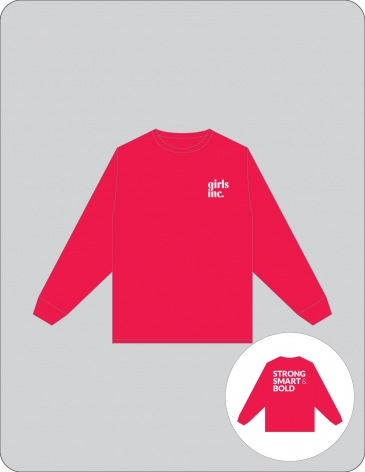 Girls Inc Pop-Up Shop - Long Sleeve Tee with Back Imprint