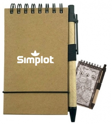 Simplot Promo for Sales Reps - Stone Paper NoteBook
