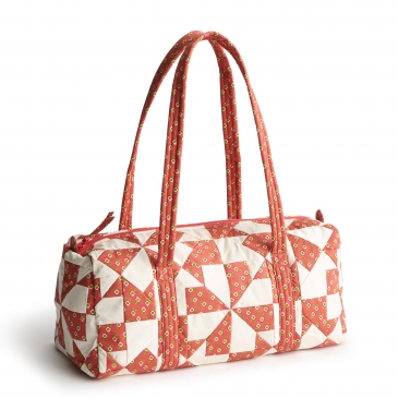 Harrell's Rewards from EOP - Vera BradleySmall Original Duffel-Poppy Patchwork-Premium Cotton